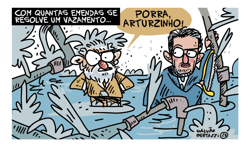 Charge do Galvão - Upiara