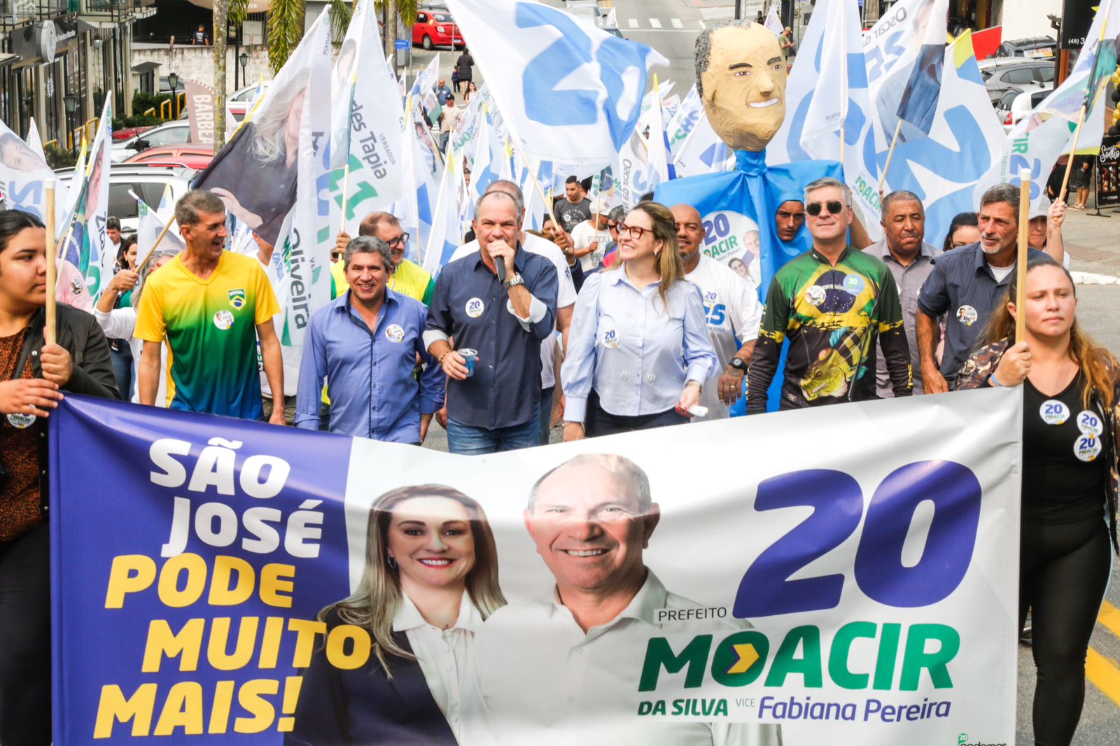 Moacir da Silva faz passeata em São José no dia da Independência - Upiara