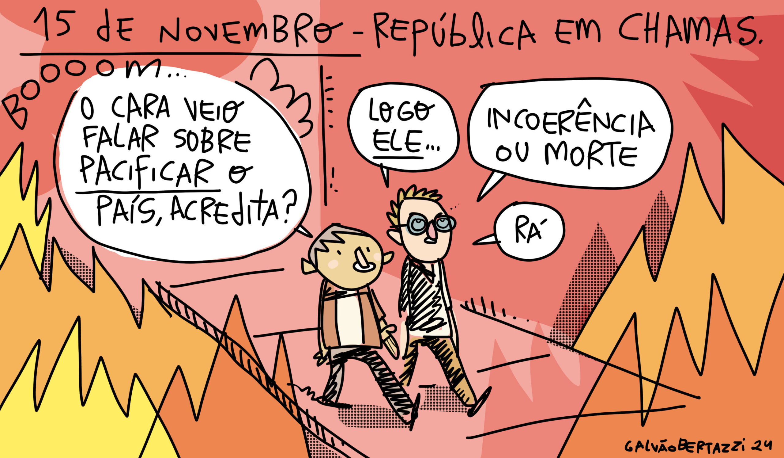 Charge do Galvão - Upiara
